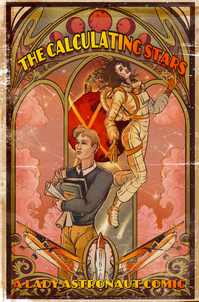 Calculating Stars Pin-Up Artwork | benogrady.com